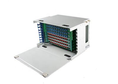Cina Scatola di distribuzione a fibra ottica del porto 8U di ODF 96 con il connettore dello Sc LC FC in vendita