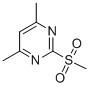 China 4,6-Dimethyl-2-methylsulfonylpyrimidine [35144-22-0] for sale