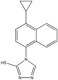 China 4-(4-Cyclopropylnaphthalen-1-yl)-4H-1,2,4-triazole-3-thiol(Lesinuard intermediate) for sale