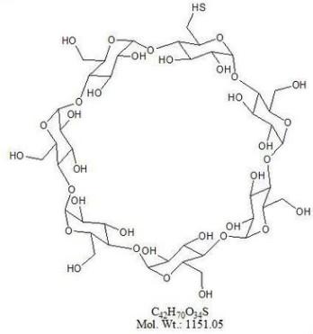 China Mercapto-β-cyclodextrin[81644-55-5] for sale