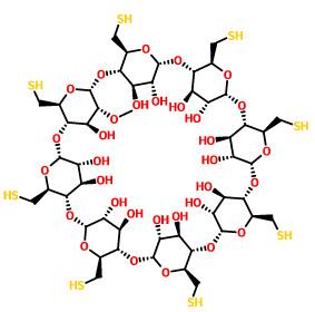 China Octakis-(6-Mercapto-6-deoxy)-γ-Cyclodextrin[180839-61-6] for sale