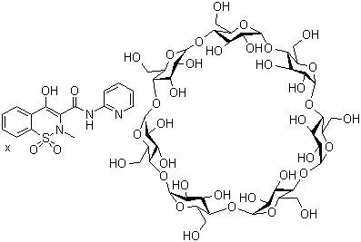 China Piroxicam-beta-cyclodextrin complex[96684-39-8] for sale