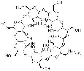 China Mono-6-deoxy-6-azido-beta-cyclodextrin [98169-85-8] for sale