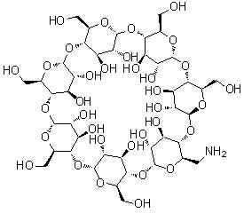 China Mono(6-deoxy-6-amino)-beta-cyclodextrin [29390-67-8] for sale