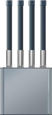 China High Performance Drone Detection Device 2.4GHz/5.8GHz Integrated 10dBi Antenna Gain for sale