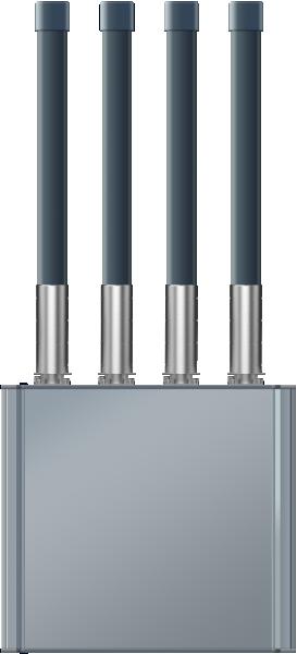 Quality High Performance Drone Detection Device 2.4GHz/5.8GHz Integrated 10dBi Antenna for sale