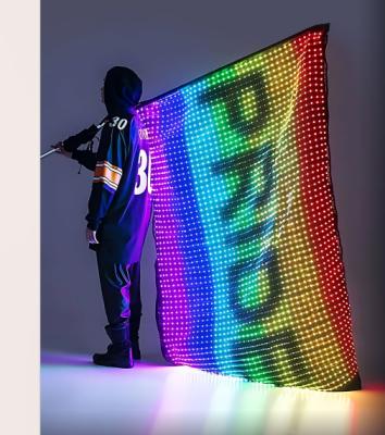 Cina Coperta Magica LED Pieghevole con Controllo WiFi+4G a 16 bit in scala di grigi e Controller 433 per Display Visivi ad Alta Trasparenza in vendita