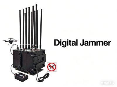 China Anti-drone full-frequency digital signal jamming defense equipment for sale