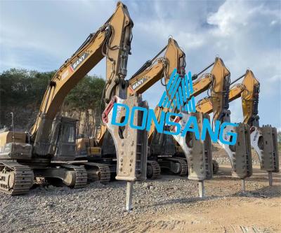 Cina Tipo laterale 38 scalpello del manzo 175mm di scivolo di Ton Hydraulic Rock Breaker For di tonnellata 45 in vendita