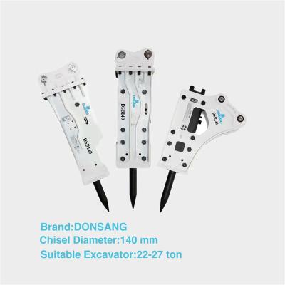 중국 열린 유형 굴삭기 유압 브레이커 140 밀리미터 넓은 록 해머 부착 판매용