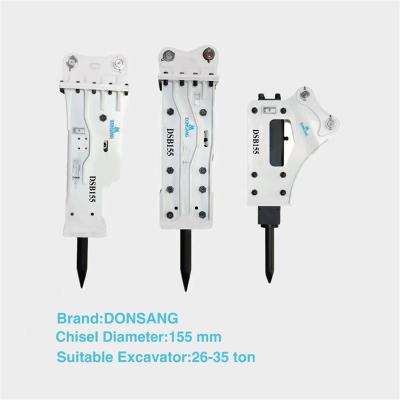 중국 굴삭기를 위한 끌 155 밀리미터 유압 브레이커 록 해머 26 톤 30 톤 35 톤 판매용