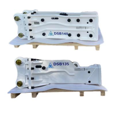 중국 열린 유형 굴삭기 유압 브레이커 140 밀리미터 넓은 끌 록 해머 부착 판매용