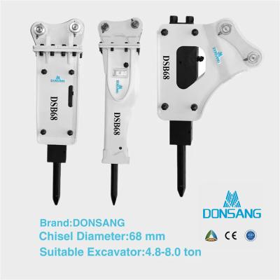 중국 작은 굴삭기를 위한 OEM 작4.8-8.0 톤 수력 쇄암선 68 밀리미터 판매용