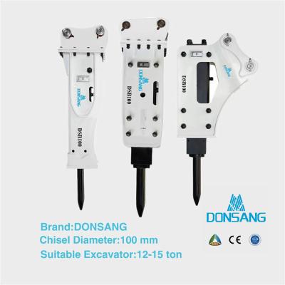 중국 DSB100 유압식 락 해머 두꺼운 브래킷 SOOSAN Mini Digger 용 20mm 유압 차단기 판매용