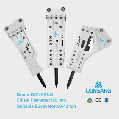중국 SOOSAN SB131 30 톤 40 톤 굴착기를 위한 끌 165mm를 가진 유압 망치 차단기 DSB165 판매용
