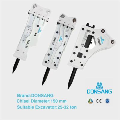 중국 찌질 68mm 넓은 수압 바위 깰 수 있는 미니 4.8-8.0 톤 발굴기 바위 망치 판매용