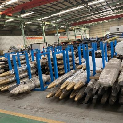 중국 발굴기 수압 분쇄기 망치 다중 사양 콘크리트 철거 장비 광업 바위 굴착 분쇄기 판매용