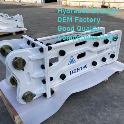 中国 開いたタイプ掘削機の油圧ブレーカのハンマー140mmの広いのみの石のハンマーの付属品 販売のため