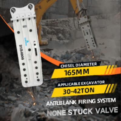 China Graafmachine Backhoe Hydraulische breeker hamer met kiezel Hydraulische rotsbreker Hydraulische hamer voor lader Te koop