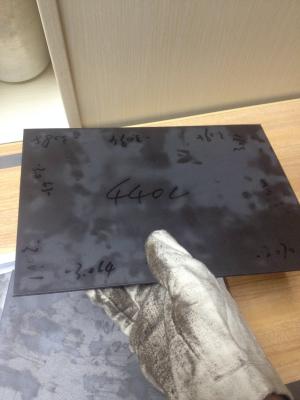 China 440C high carbon stainless steel plates, thickness 3mm for sale