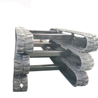 China Construction Machinery Rubber Track Undercarriage Rubber Track Chassis for sale