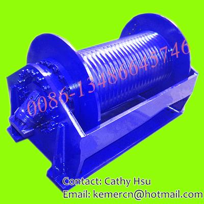 China hoisting hydraulic winch with pull force 15 ton for sale