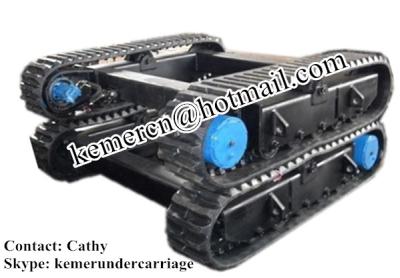 China custom built 1-30 ton rubber track undercarriage with H frame (KRT series) for sale
