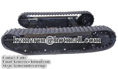 China 1-30 ton rubber track undercarriage rubber track system (high climbing capacity) for sale