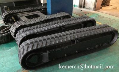 China rubber track undercarriage for drilling rig with 3.5 ton load capacity for sale
