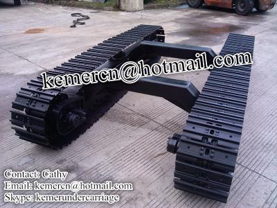 China Steel crawler undercarriage (KST series) steel track frame for sale