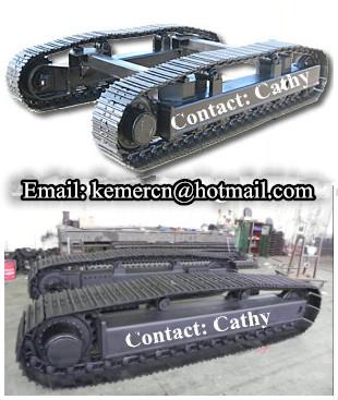 China factory offered custom built Steel tracked undercarriage (KST series) steel track frame for sale