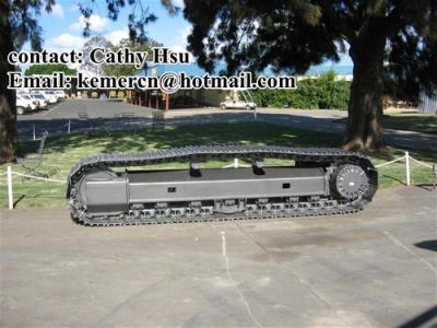 China 20 ton drilling rig steel track undercarriage ( offer 500-50,000kgs steel crawler undercarriage) for sale