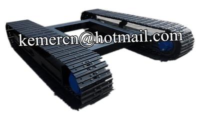 China crusher track undercarriage system steel crawler undercarriage for sale