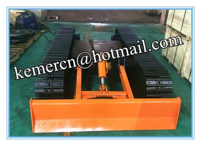 China steel track undercarriage with shovel (payload capacity: 4 ton) steel crawler undercarriag for sale