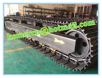 China 50 ton steel track undercarriage/crawler undercarriage/ drilling rig track undercarriage for sale