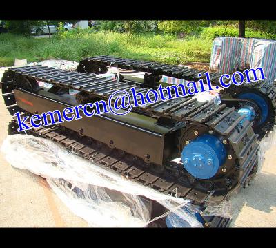 China custom built 1-100 ton steel track undercarriage steel crawler undercarriage assembly for sale