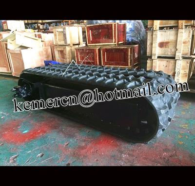 China mini rubber track undercarriage /mini rubber chassis/ rubber crawler undercarriage for sale