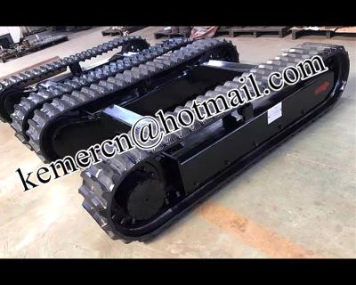 China high quality 2.5 ton rubber track undercarriage with payload capacity 2.5 ton for sale