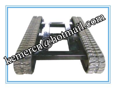 China drilling rig rubber crawler undercarriage (rubber track system) drilling rig undercarriage system for sale