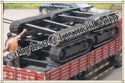 China rubber track system / rubber crawler undercarrige/ rubber crawler under carriage for sale