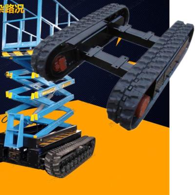 China custom built crawler aerial lift rubber track undercarriage rubber track chassis undercarriage from China factory for sale