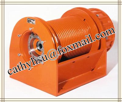 China custom built 12 ton free fall hydraulic winch with free fall function for sale