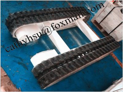 China custom built 3 ton Rubber Track Undercarriage  rubber crawler undercarriage from china factory for sale