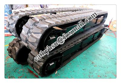 China 8 ton rubber track undercarriage rubber crawler undercarriage for sale