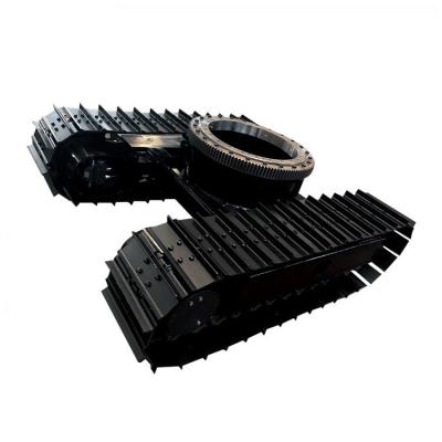 China steel track undercarriage with slew dearing for sale