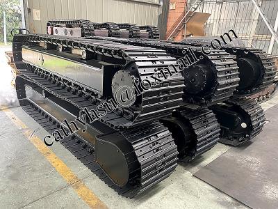 China custom built 10 ton steel track undercarriage for drilling rig for sale