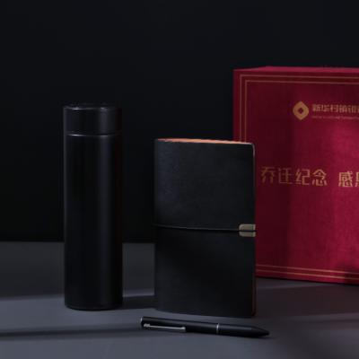 중국 온도 디스플레이 레드 스위드 플립 박스 테르모스 머그 비즈니스 기념품에 적합합니다 판매용