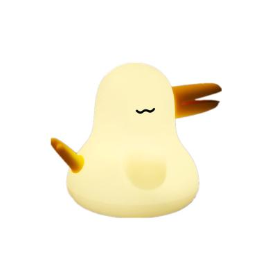 Chine Qiyi Bird Lampe en silicone chronométrée à double tonalité Protection des yeux Activité nocturne de lumière avec cadeau à main à vendre