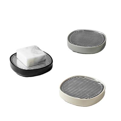 Chine Boîte de savon à vent à sol non perforée à drainage à une seule couche pour produits de bureau à vendre