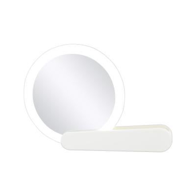 Chine Un magnifique miroir de maquillage LED portable pliable avec impression UV à vendre